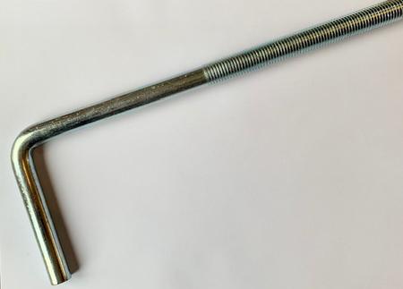 Haakanker met 100mm haak ELVZ M16 x 600mm